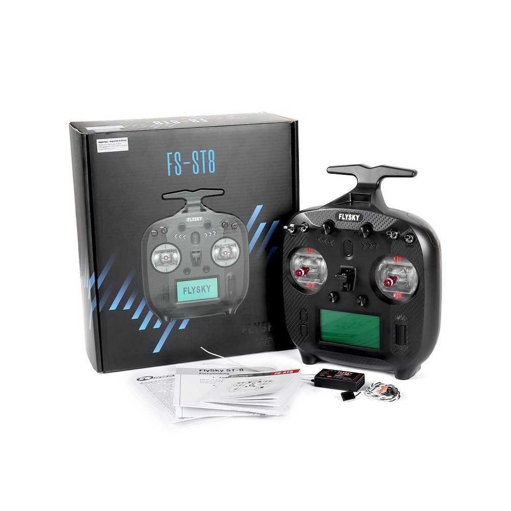 FlySky ST8 Pro 8 Ch con Ricevente SR8 | Casa del Modellismo