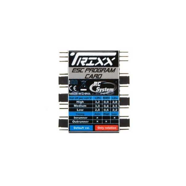 Rc System Scheda Trixx Programcard V3 vendita online modellismo