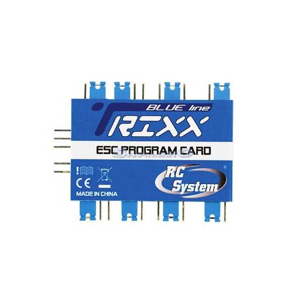 Rc System Scheda Trixx Programcard BLUE Line vendita online modellismo